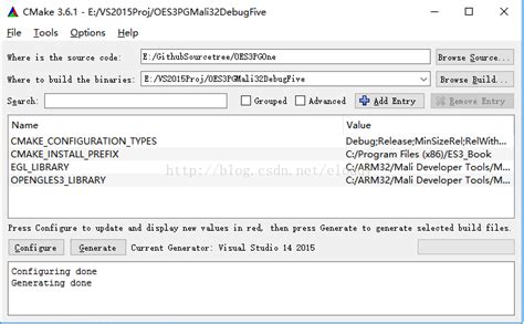 Windows 上mali仿真实践编译opengl Es 30 Programming Guide 例程环境配置mali Gles