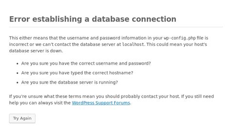 Solved WordPress On A Jail Giving Me An Error The FreeBSD Forums