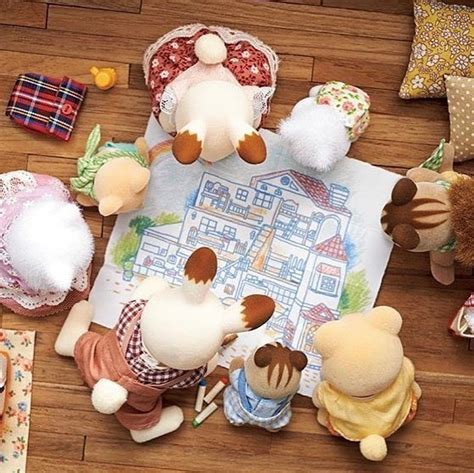 모두 함께 사는 집🏠 초콜릿토끼 실바니안패밀리 Sylvanian Families