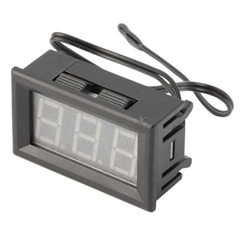 Waterproof Indoor Outdoor Probe Blue LED Temperature Monitoring Meter Drop Shipping In