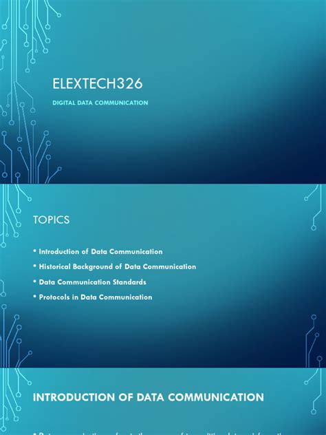 Elextech326 Digital Data Communication T1 T4 Pdf Computer Network Telecommunications