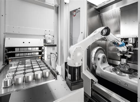 Enhance Machine Cycles With The Hermle Rs 05 Robot System Spaener