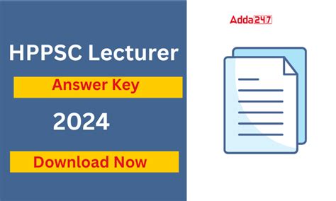 hppsc lecturer answer key 2024 out download link here