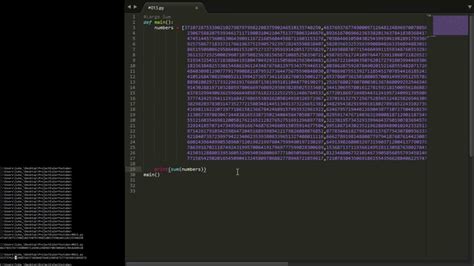 Python Beginner Tutorial Series Using Project Euler 13 Large Sum Youtube