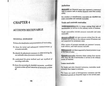 Accounts Receivable Notes BS Accountancy Studocu