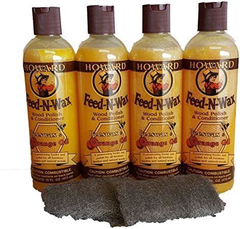 Howard Feed N Wax Wood Restorer And Beeswax Polish Plus