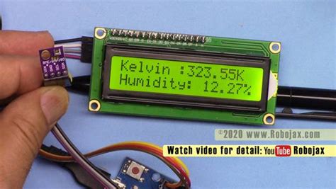 Display Bme280 Pressure Humidity And Temperature Sensor On Lcd