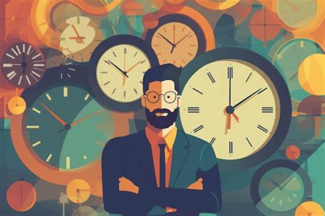 Premium Ai Image Mastering Time Management Boosting Productivity In
