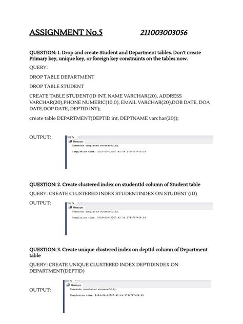 Image Processing Btech Cse Ai Asignment Example Pdf Database Index Data