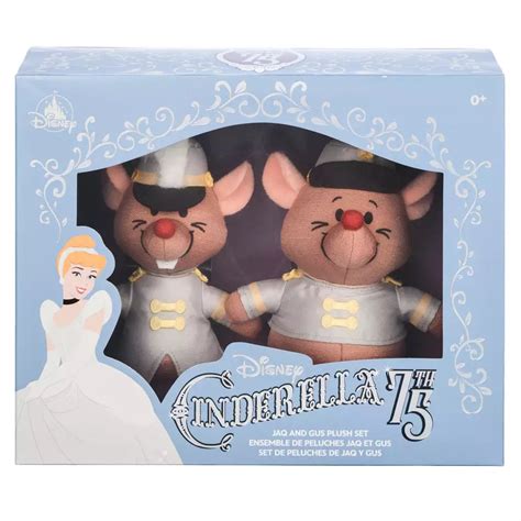 Hkdl Jaq And Gus 75th Anniversary Soft Toy Set Cinderella【ready Sto Castleplanethk