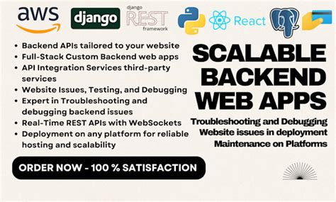 Develop Scalable Backend Apps Custom Rest Apis With Deployment By