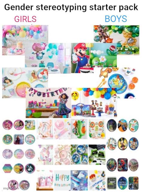 Gender Stereotyping Starter Pack Rstarterpacks