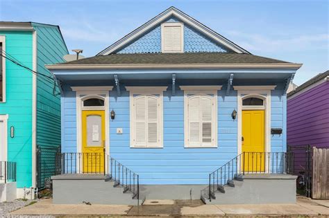 40 New Orleans Shotgun House Exterior Color Schemes For Maximum Curb