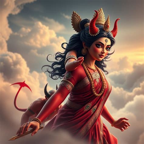 Dramatic 3d Devils Inspired By Devi Kaushiki