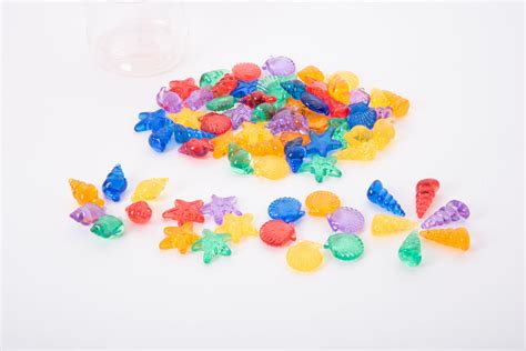 Tickit Translucent Colour Shells Pk36