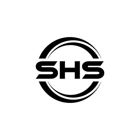 Shs Letter Logo Design In Illustration Vector Logo Calligraphy