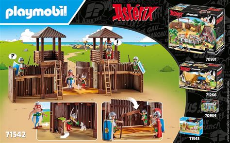 Playmobil Asterix Roman Camp Model 71542 Instruction Manual