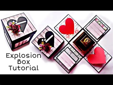 Explosion Box Tutorial How To Make Explosion Box At Home Explosion Box Tutorial Explosion