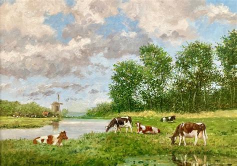 Albert J Temming 1942 Koeien Aan De Waterkant Catawiki