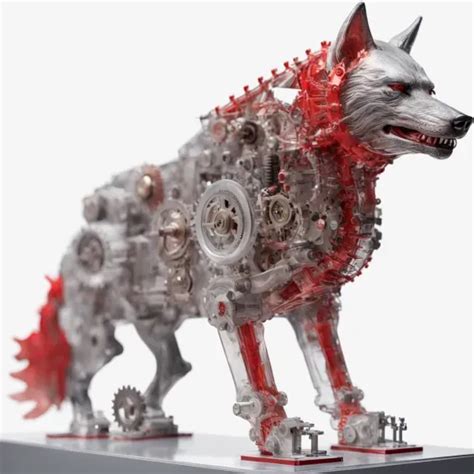 Clockwork Glass Statuettes Stable Diffusion Prompt Promptbase