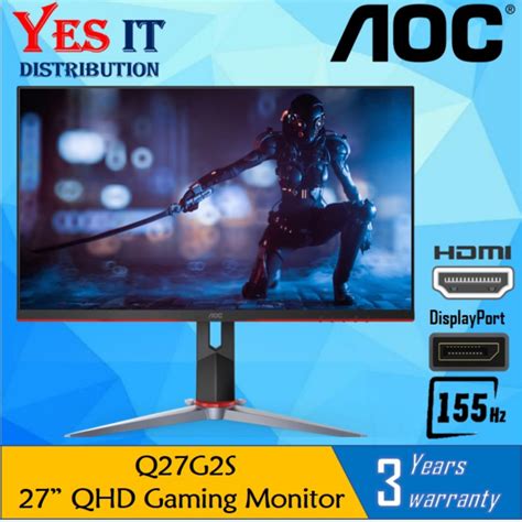 AOC Q B M Q G S EU QHD Hz Ms IPS Gaming Monitor Shopee Malaysia