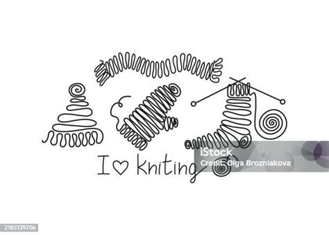 뜨개질 바느질 수제 니트 겨울 옷 모자 스카프 양말 벙어리 장갑 그리기 라인 아트 텍스트 손글씨 실 뭉치 양모 타래 뜨개질 바늘