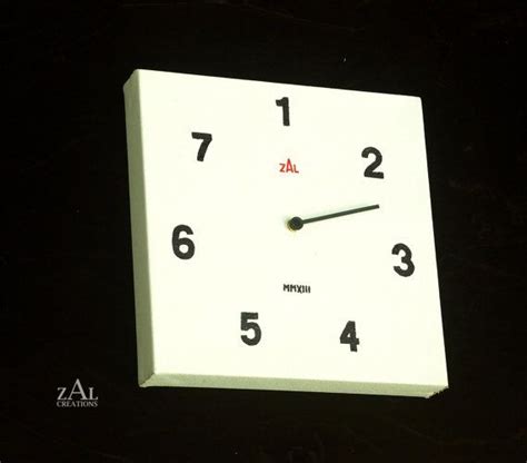 Clock Day Of The Week 7 Day Wall Clock Functional Oil On Canvas Etsy Wall Clock Clock