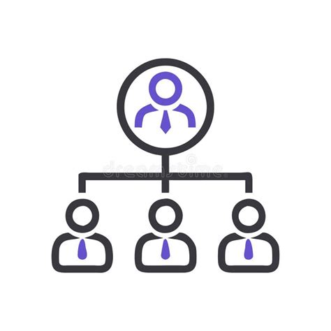 Icono Clave De La Estructura De Gobierno Corporativo Ilustración Del