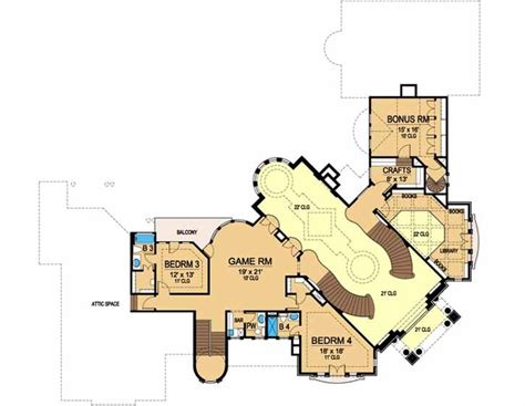 Palais Dumon House Plan 2 Story European Home Design Detailed Castle