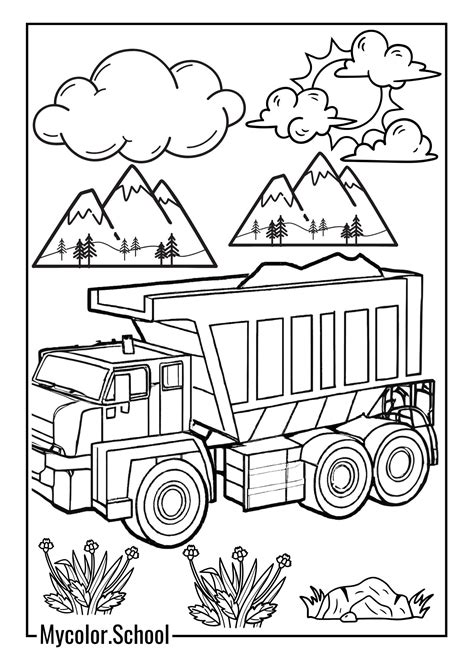 건설 색칠 페이지 3 무료 인쇄 가능한 색칠 페이지