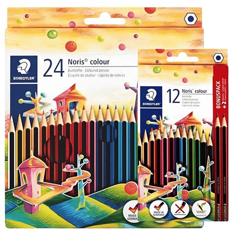 Staedtler Noris Club Coloured Pencils Set Of 12 24 Speciality
