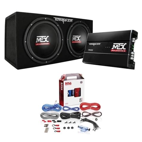 Mtx Tnp212d2 12 Inch 1200w Dual Car Subwoofer Audio Sub Box And