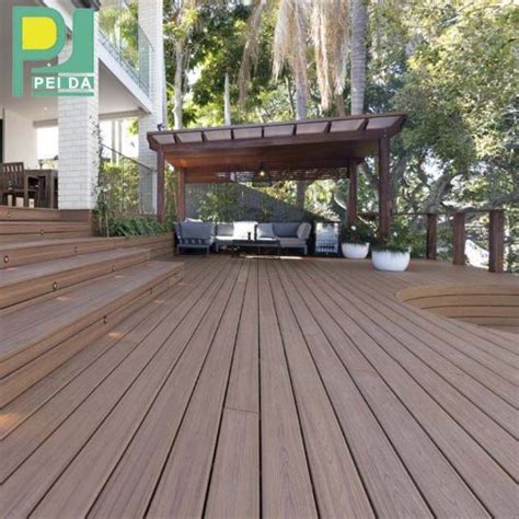 Pe Wood Plastic Composite Decking Panels Outdoor Wpc Decking And Deck Tiles Outdoor