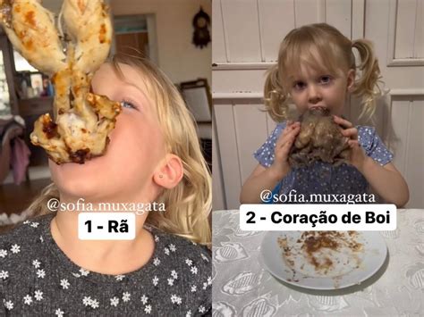 Coração De Boi Tripa E Rã Pais Falam Sobre Gostos De Sofia A Menina Que Come De Tudo