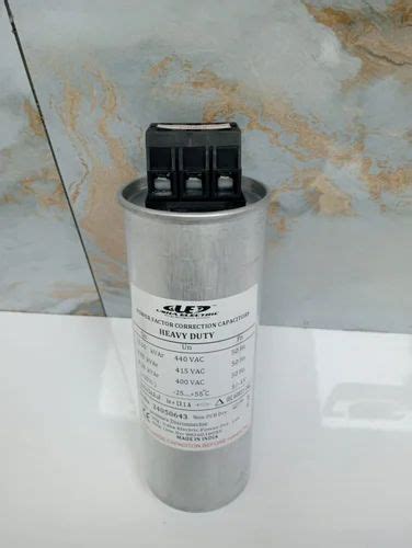Aluminium Electrolytic Cylindrical Type 3 Phase Capacitor For Cement