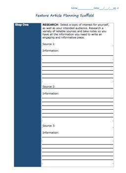 Feature Article Planning Steps And Structure By My English Corner