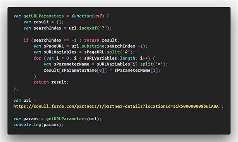 Javascript Fetch Parameters From A Url ~ Hello Salesforce