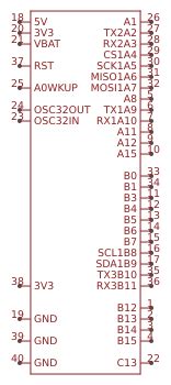 STM Bluepill Resources EasyEDA