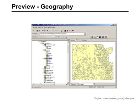 Lecture 1b Introduction To Arc Gis Ppt Databases Computer Software And Applications