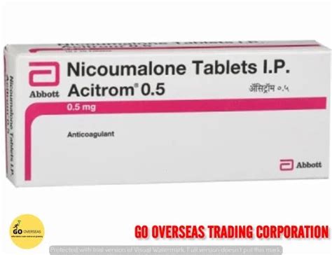 Acenocoumarol Acitrom Tablet 2 Mg At Rs 200piece In Nagpur Id