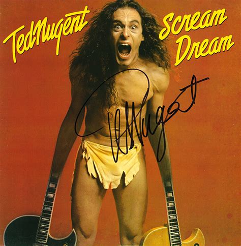 Ted Nugent Album Autographed Collectible