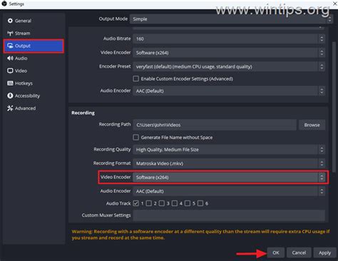 FIX Starting The Output Failed In OBS Studio Solved WinTips Org