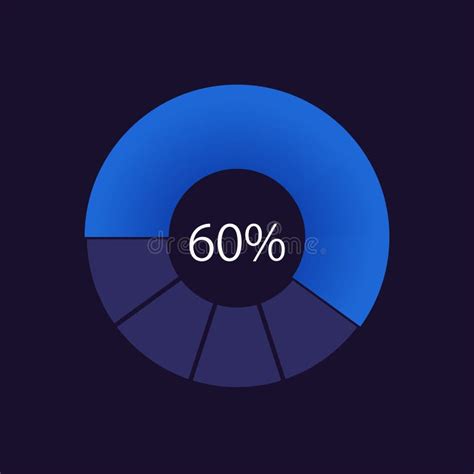 Loading Progress Indicator Ui Element Template Stock Vector