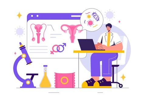 Female Reproductive Research Vector Art Icons And Graphics For Free Download