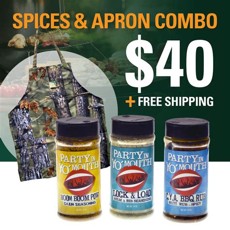 Party In Yo Mouth Spiceapron Combo Pittman Game Calls