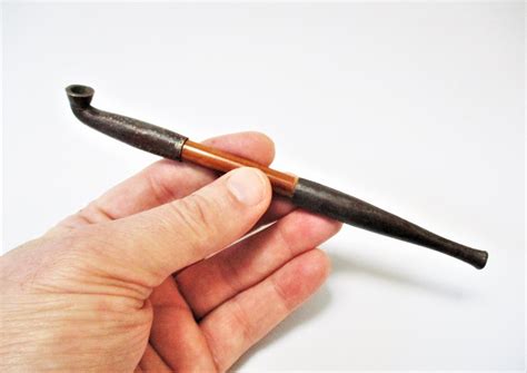 Antique Japanese Pipe Kiseru Tobacco Pipe Smoking Mid Size Bamboo And