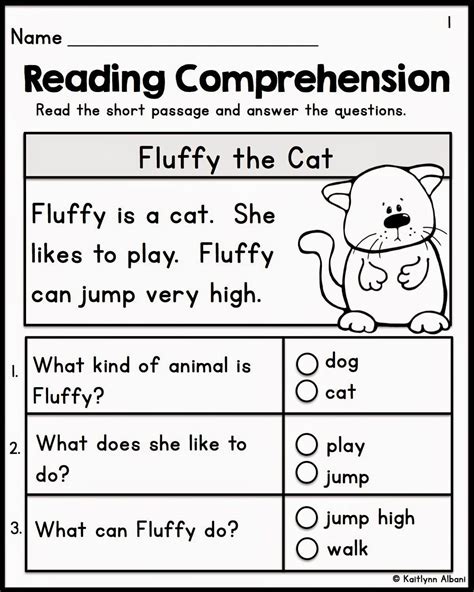 Printable Reading Worksheets For 5 Year Olds Reading Worksheet Printable