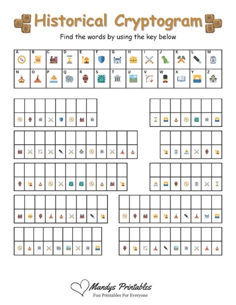 Cryptogram Puzzles Printable The Perfect Brain Teaser For All Ages