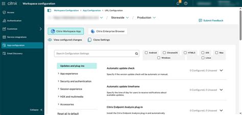 Configure Settings For Cloud Stores Citrix Workspace™