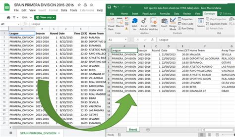 Excel Macro Class Import Specific Cells From Google Sheets Excel VBA Macro
